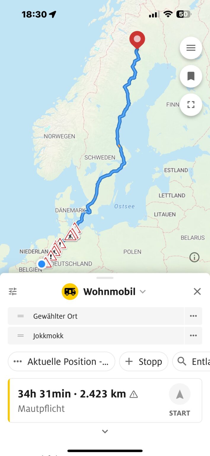Navigation & Routenplanung mit ADAC Maps - GrandCali