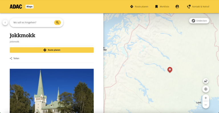 Navigation & Routenplanung mit ADAC Maps - GrandCali